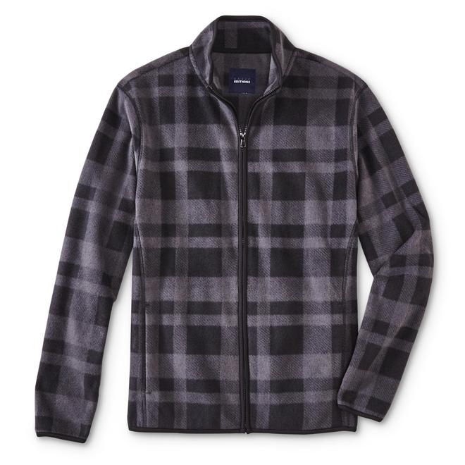Basic Editions Men's Fleece Jacket - Plaid