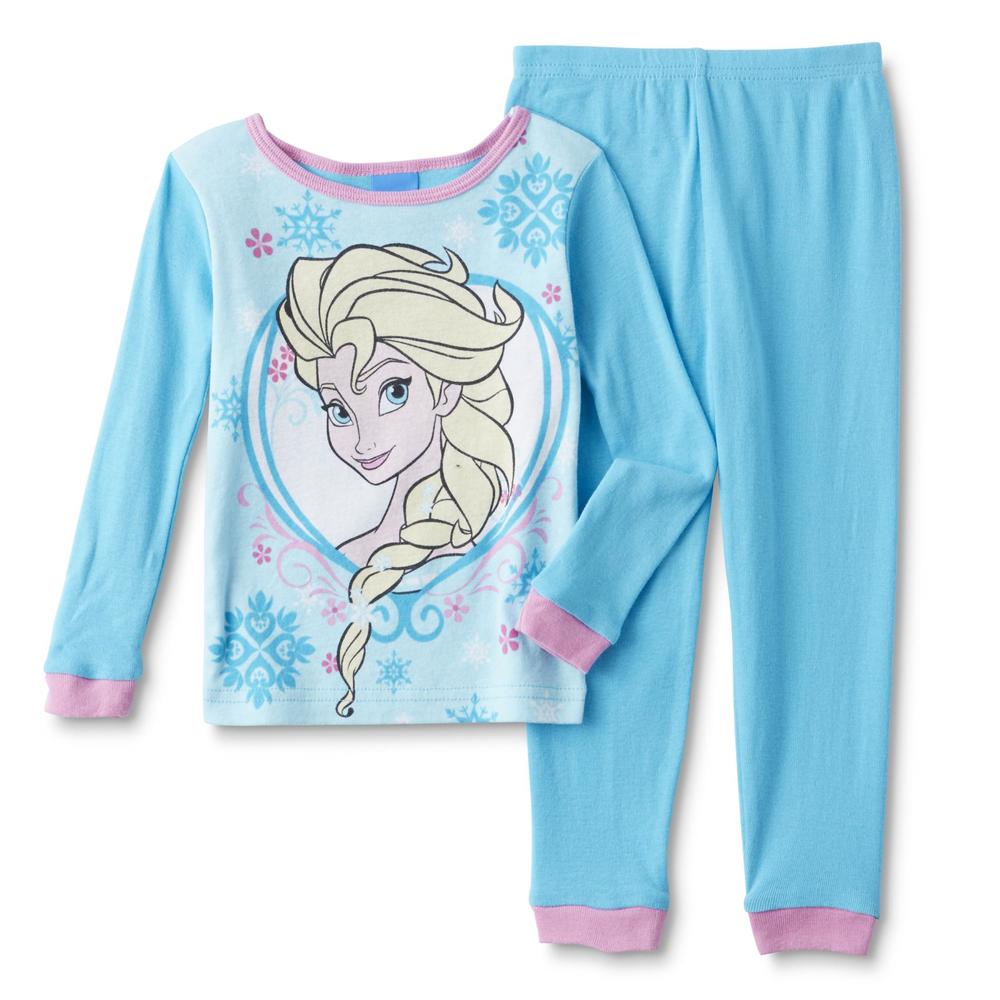 Disney Frozen Toddler Girl's 2-Pairs Pajamas - Elsa