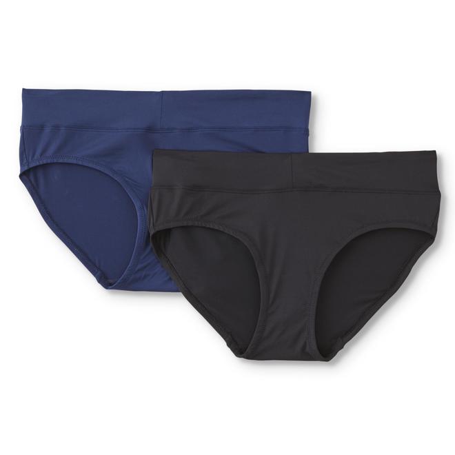 Jaclyn Smith Women's 2-Pack Microfiber Bikini Panties