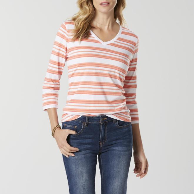 Laura Scott Women's V-Neck Shirt - Space-Dyed