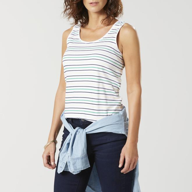 Laura Scott Women's Tank Top - Striped