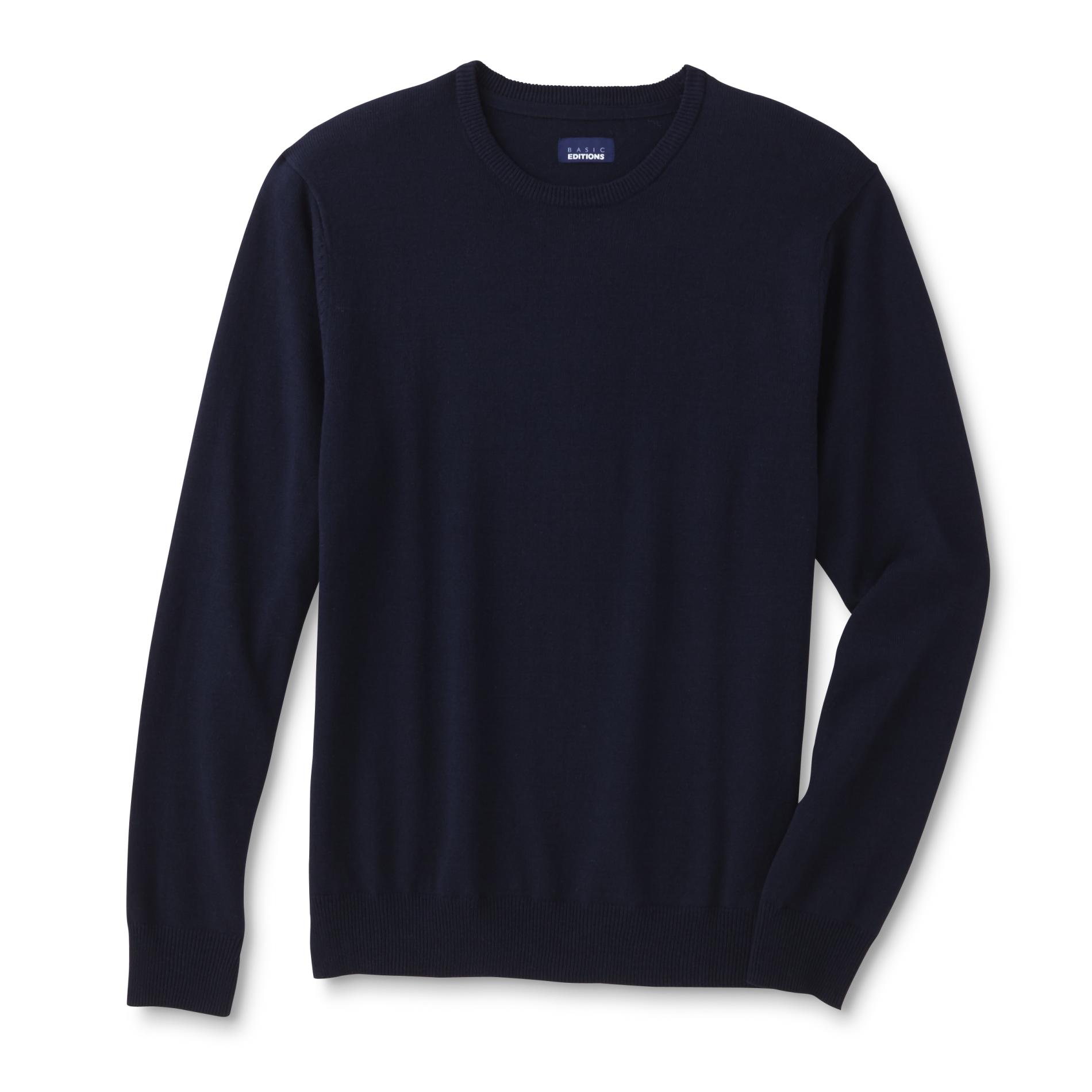 Basic Editions Men's Crew Neck Sweater