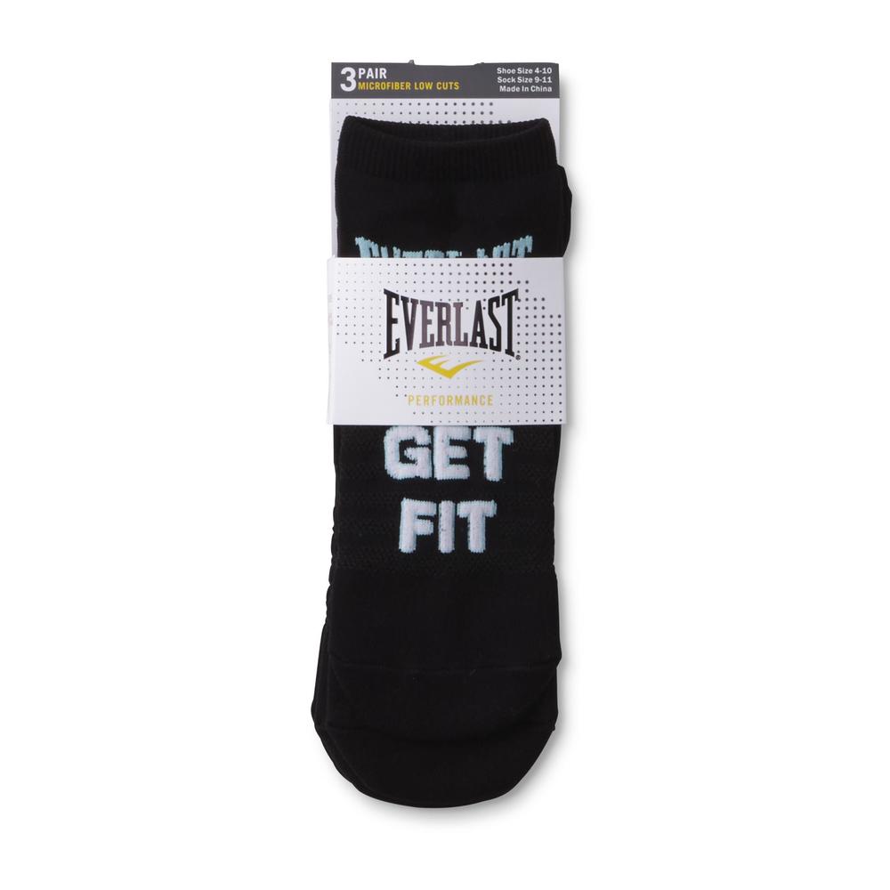 Everlast® Women's 3-Pairs Low Cut Performance Socks