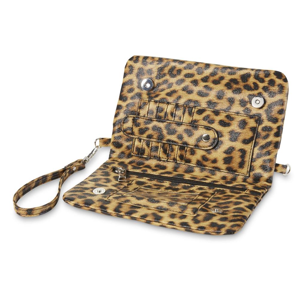 Women's Convertible Crossbody Purse - Leopard