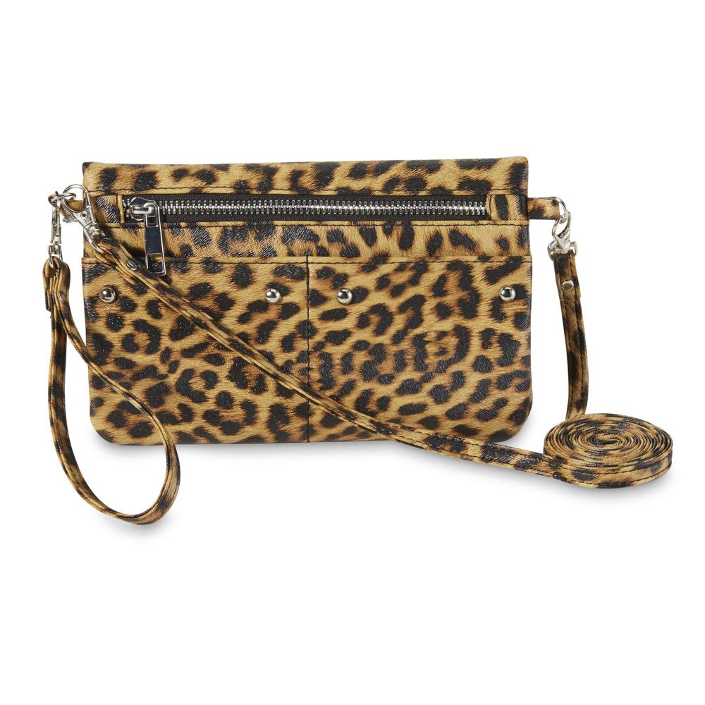 Women's Convertible Crossbody Purse - Leopard