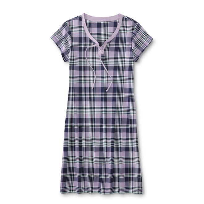 Laura Scott Women's Nightgown - Plaid