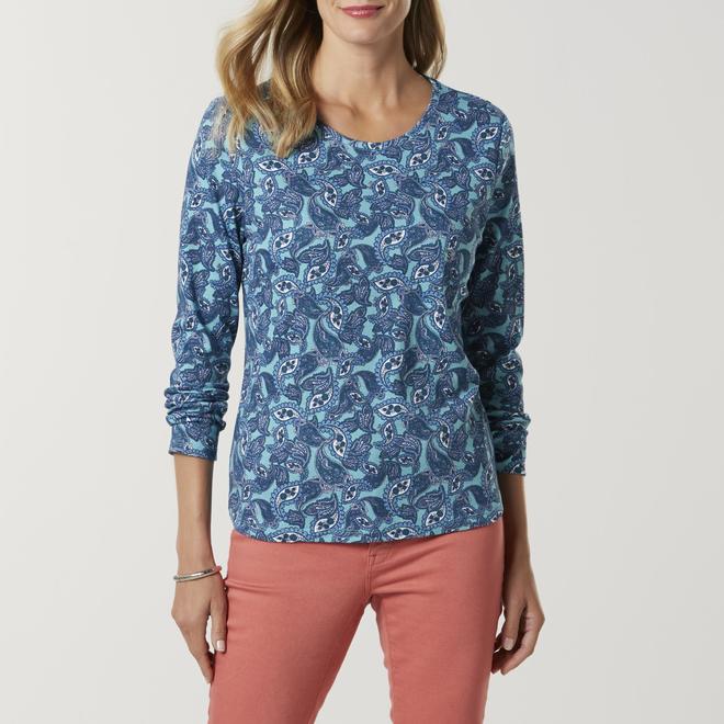 Laura Scott Women's Long-Sleeve T-Shirt - Paisley