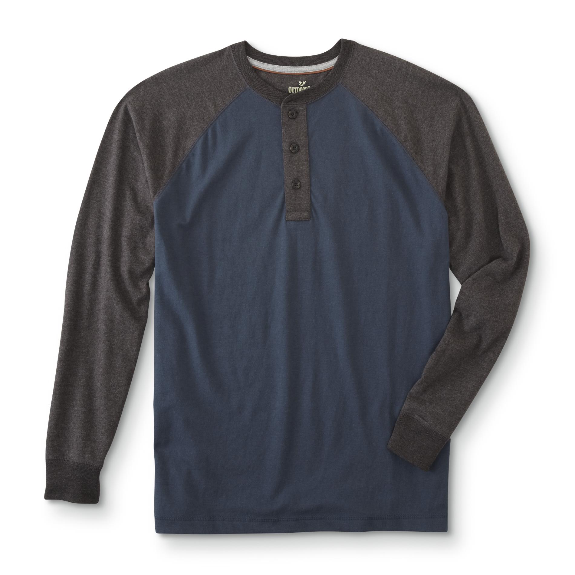 Outdoor Life® Men's Henley Shirt - Colorblock