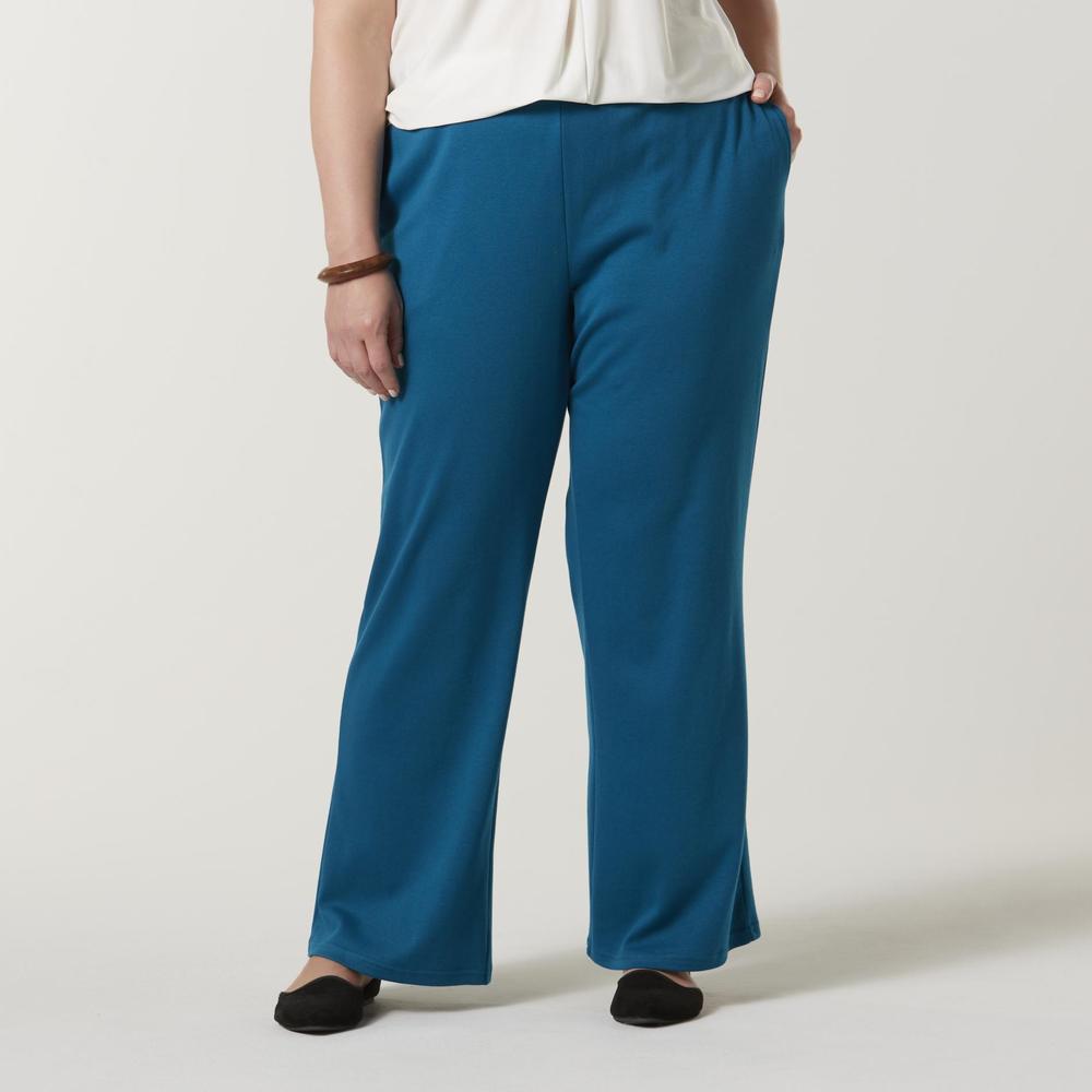 Laura Scott Women's Plus Knit Pants