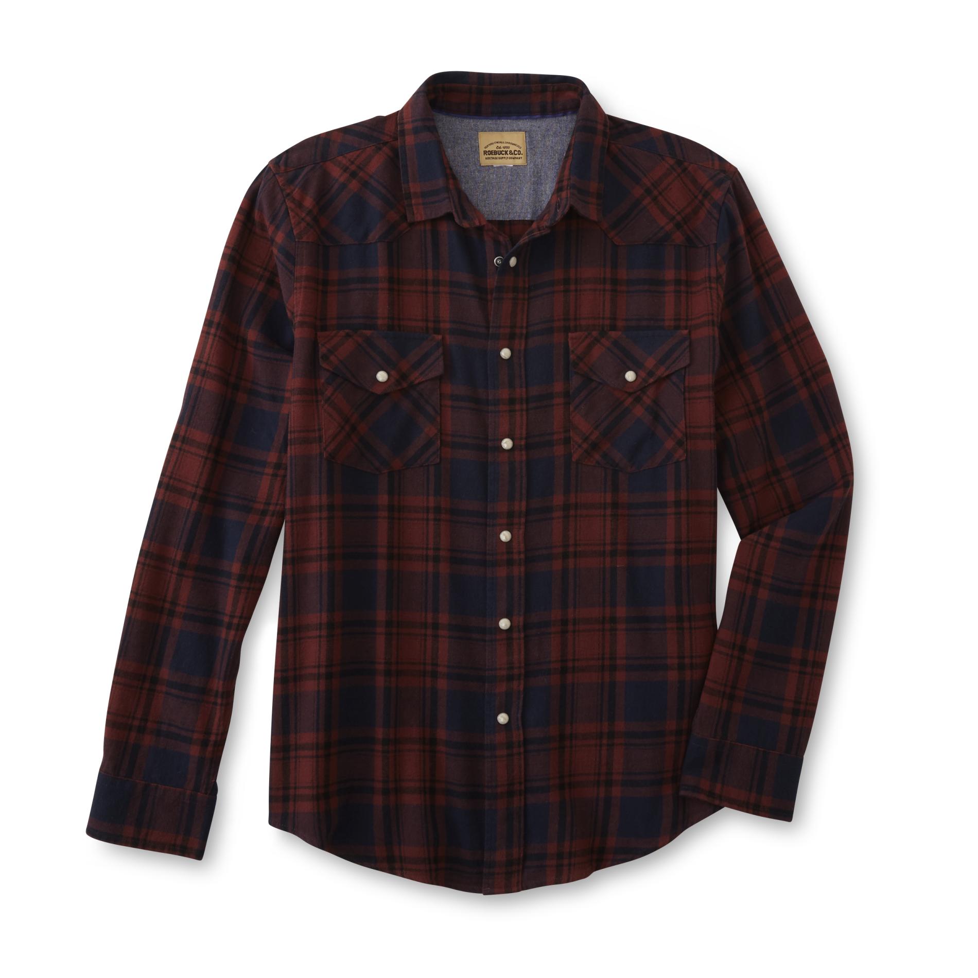Roebuck & Co. Young Men's Flannel Shirt - Plaid