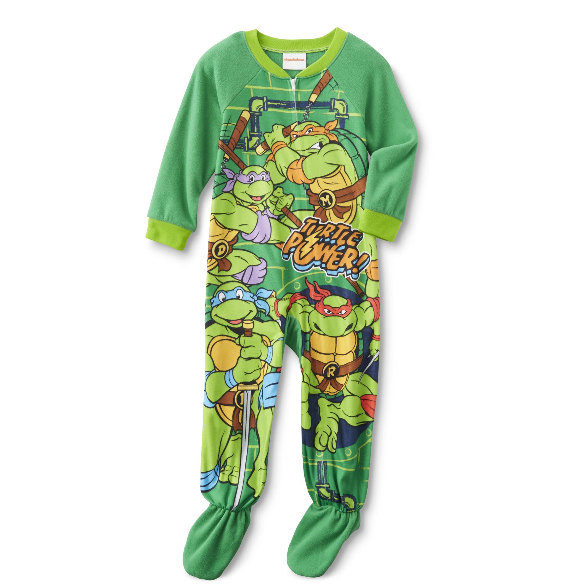 Nickelodeon Teenage Mutant Ninja Turtles Toddler Boy's Sleeper Pajamas