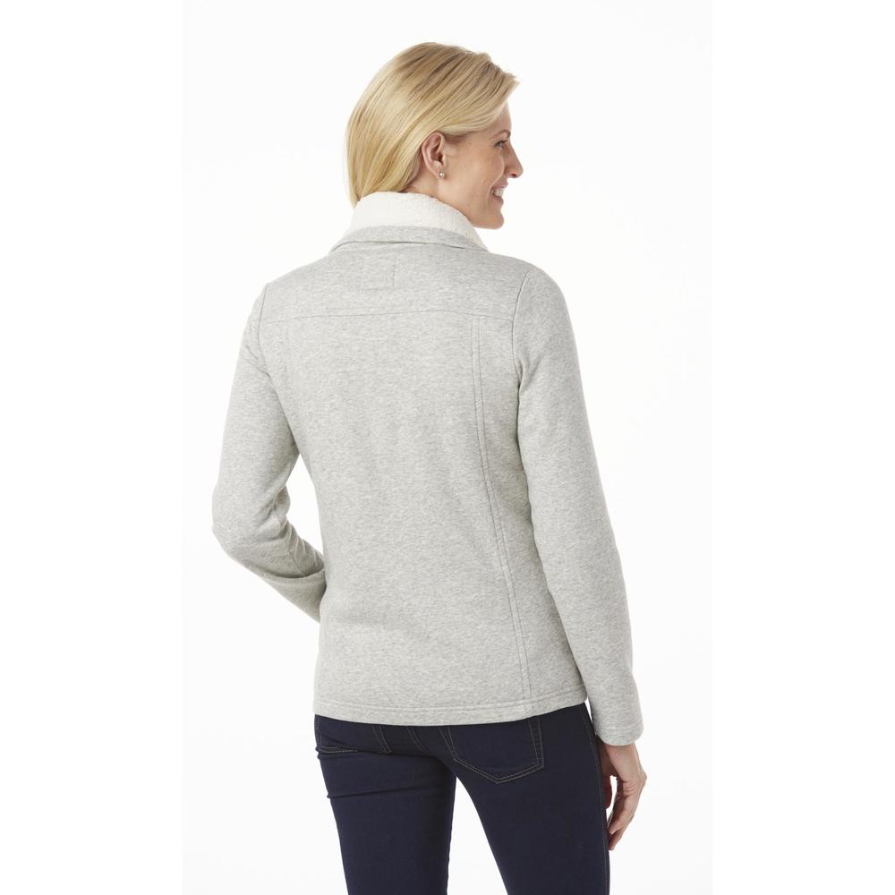 Basic Editions Women's Knit Jacket
