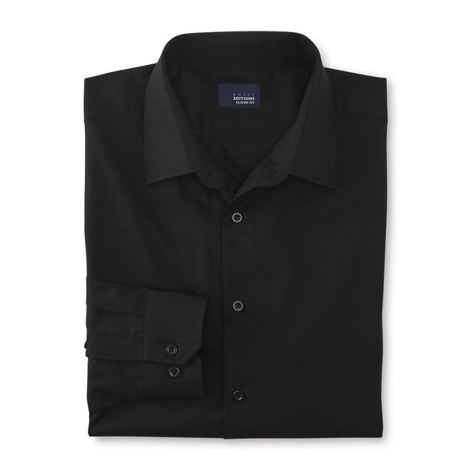 Basic Editions Men's Classic Fit Button-Front Shirt