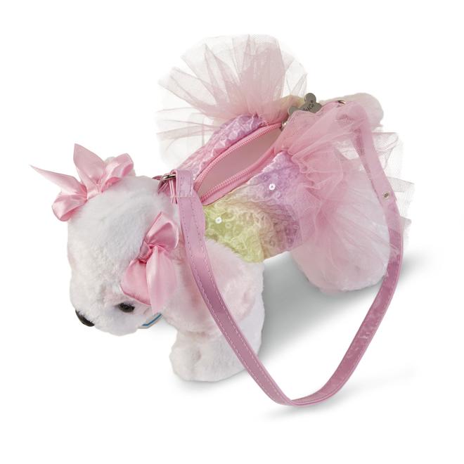 Girls' Plush Puppy Purse