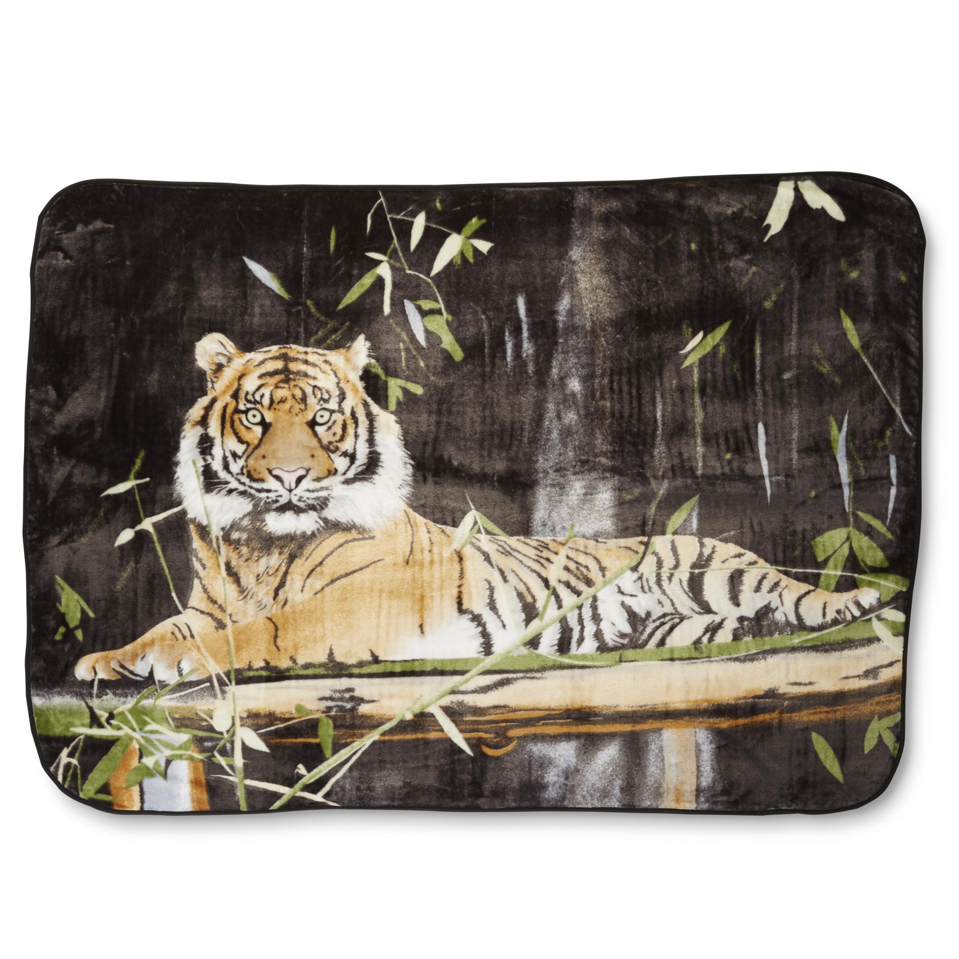 Shavel Home Products High-Pile Throw 60"x80" - Tiger | Shop Your Way ...