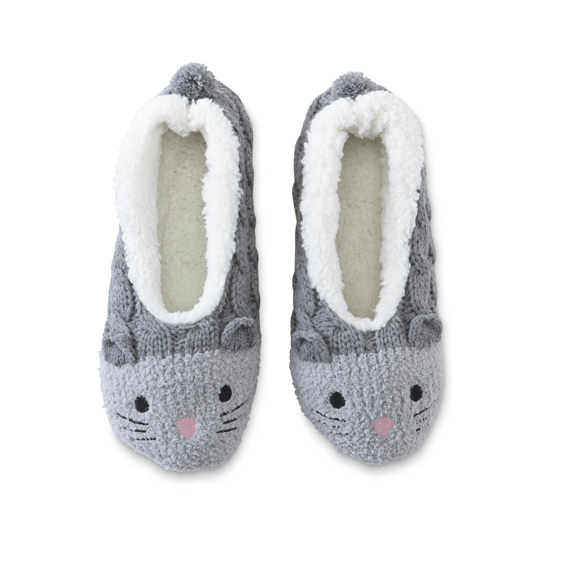 Joe Boxer Women's Critter Slippers - Mouse