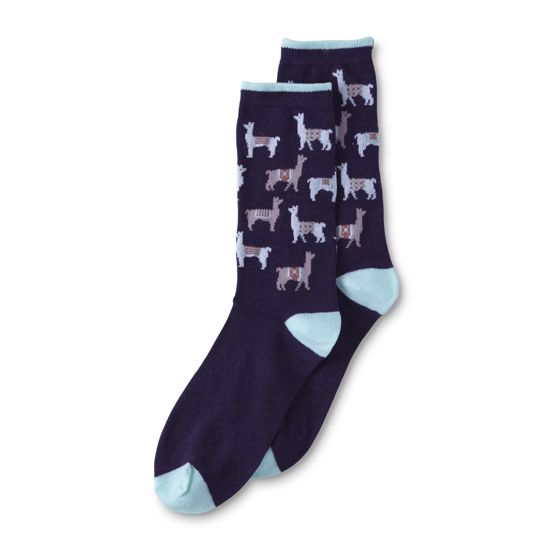 Joe Boxer Junior's Novelty Socks - Llamas