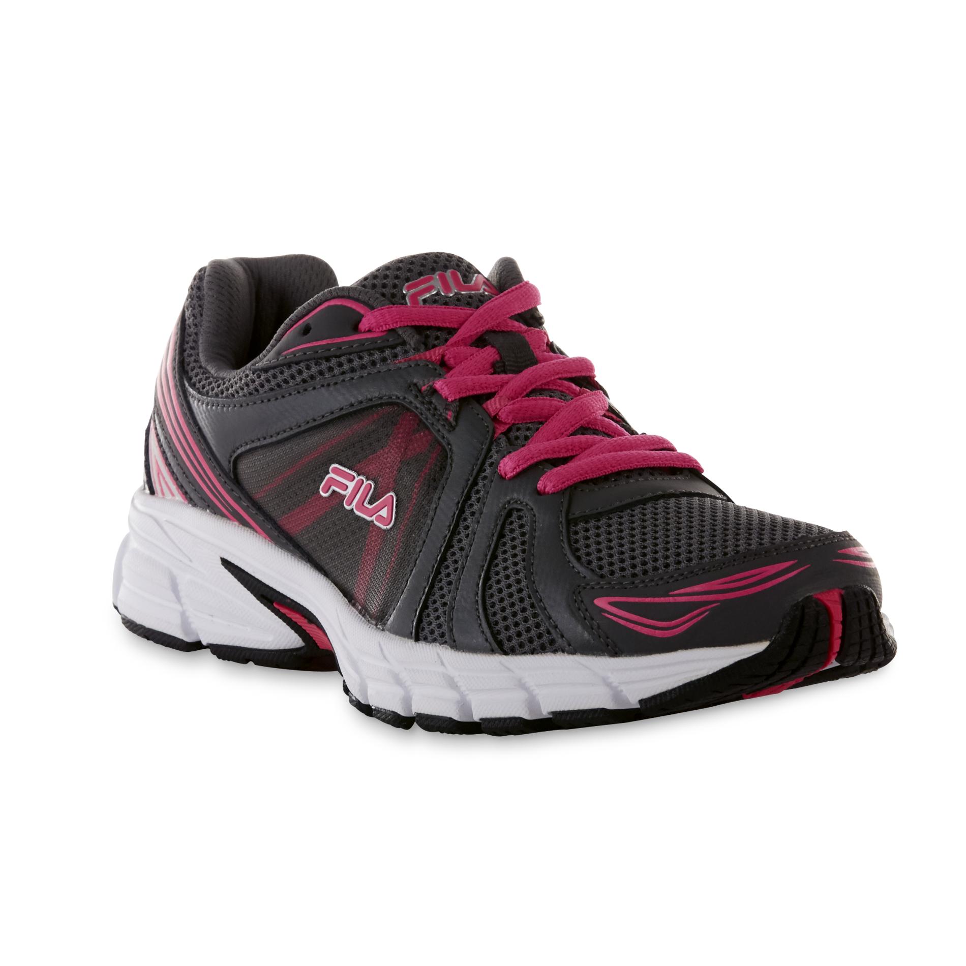 Fila Women's Gravion Gray/Pink Running Shoe | Shop Your Way: Online ...