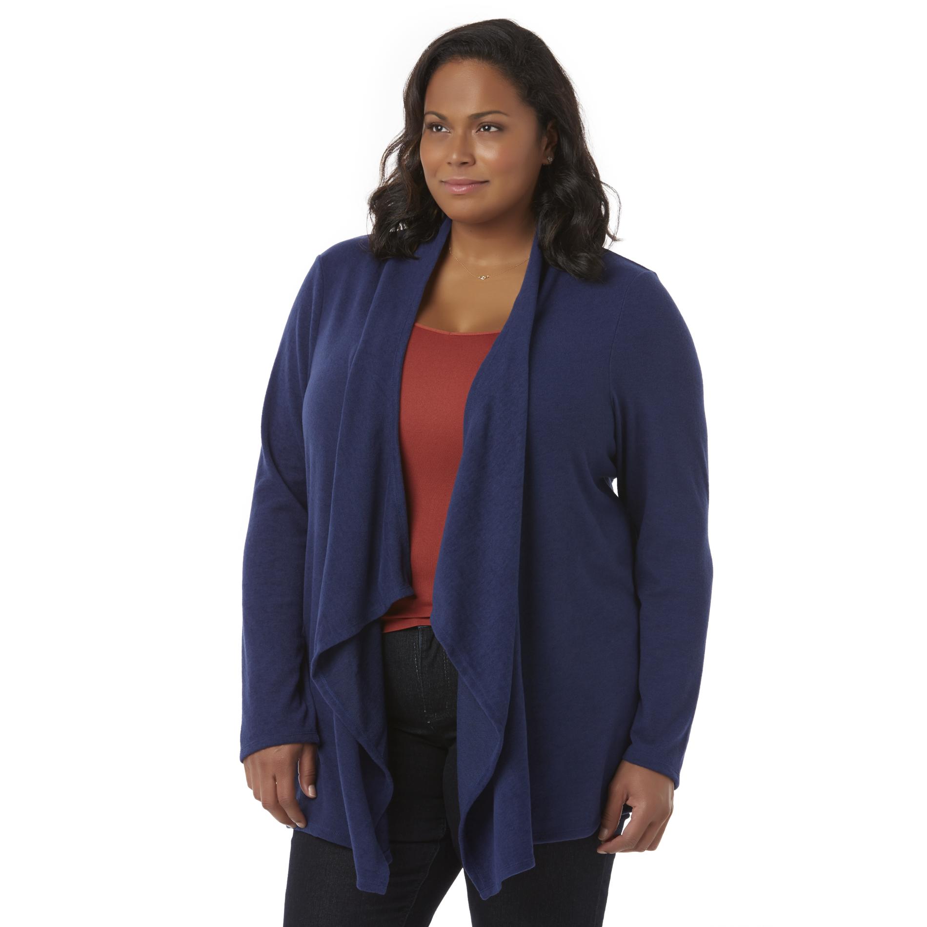 Simply Emma Women's Plus Cardigan