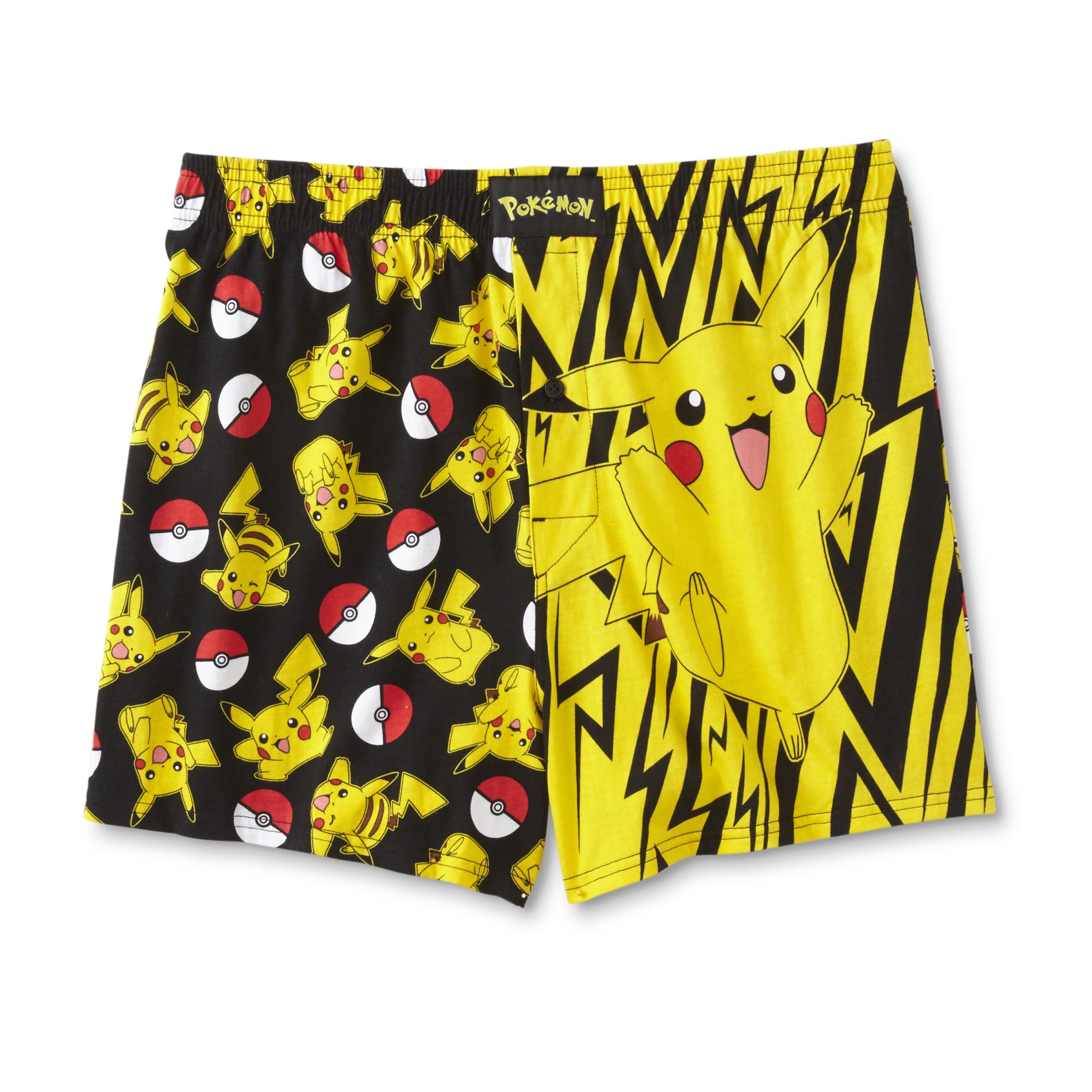 Nintendo Pokemon Men's Boxer Shorts - Pikachu