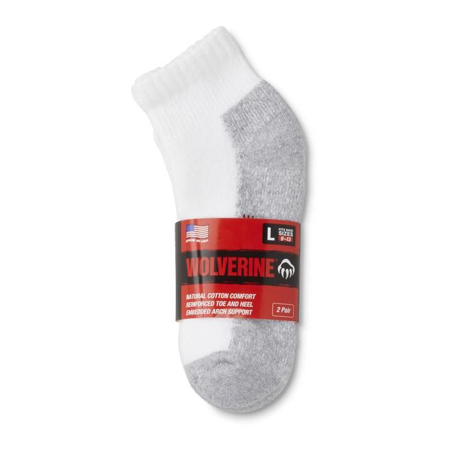Wolverine Men's 2-Pairs Low-Cut Socks