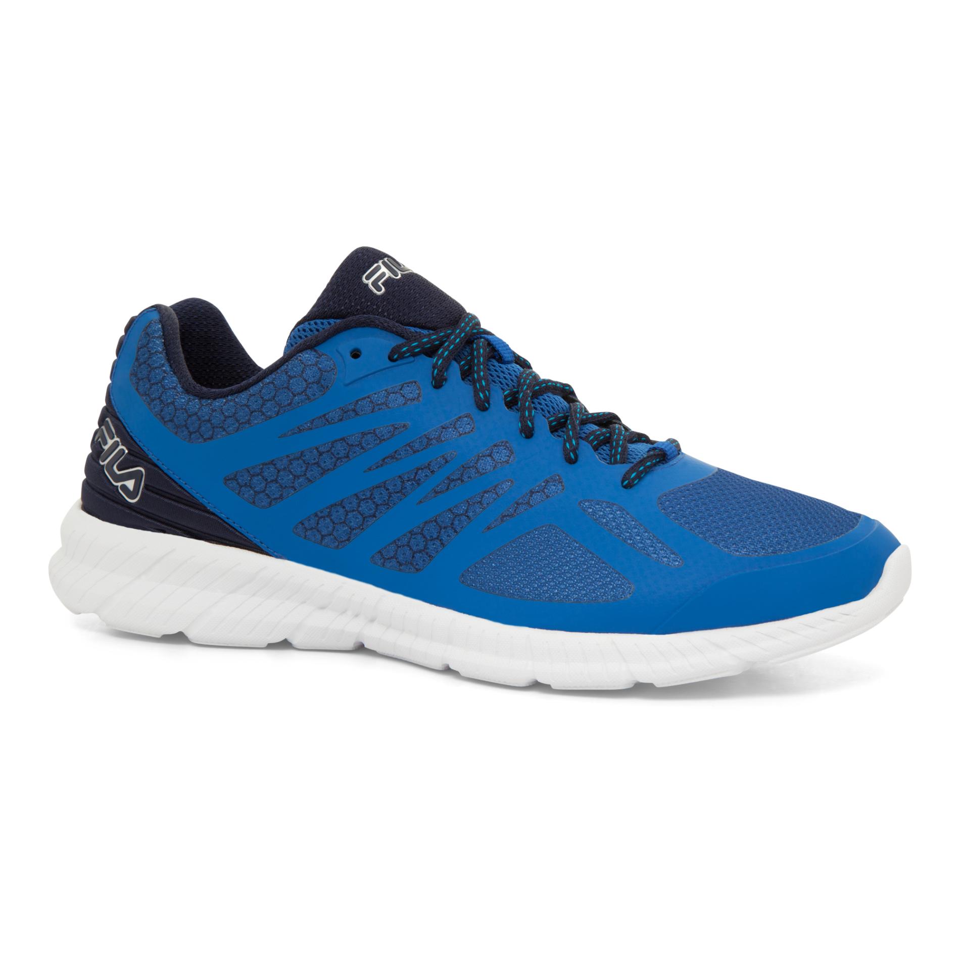 Fila Men's Memory Speedstride Blue/Black Athletic Shoe