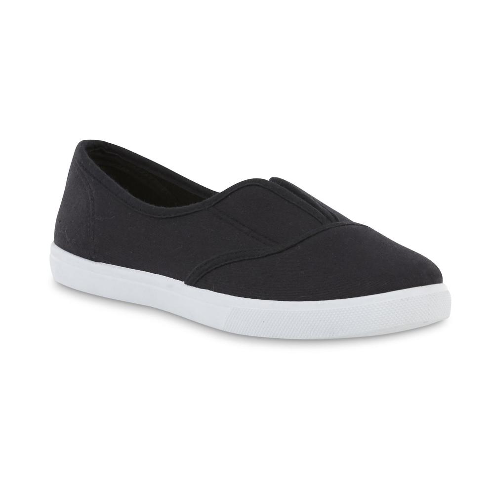 Basic Editions Women's Hilda Black/Striped Slip-On Shoe