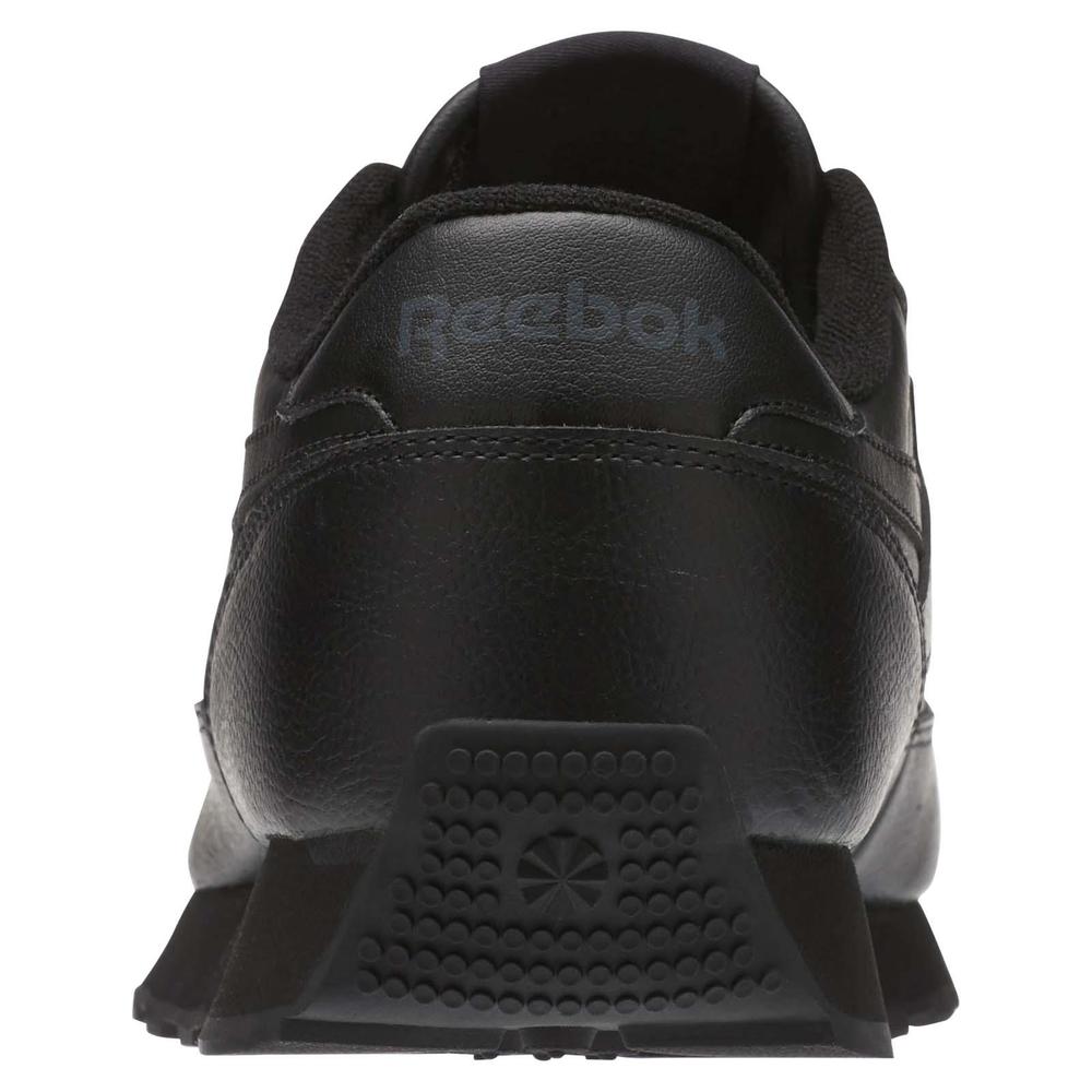 Reebok Men's Classic Renaissance Leather Wide Sneaker - Black