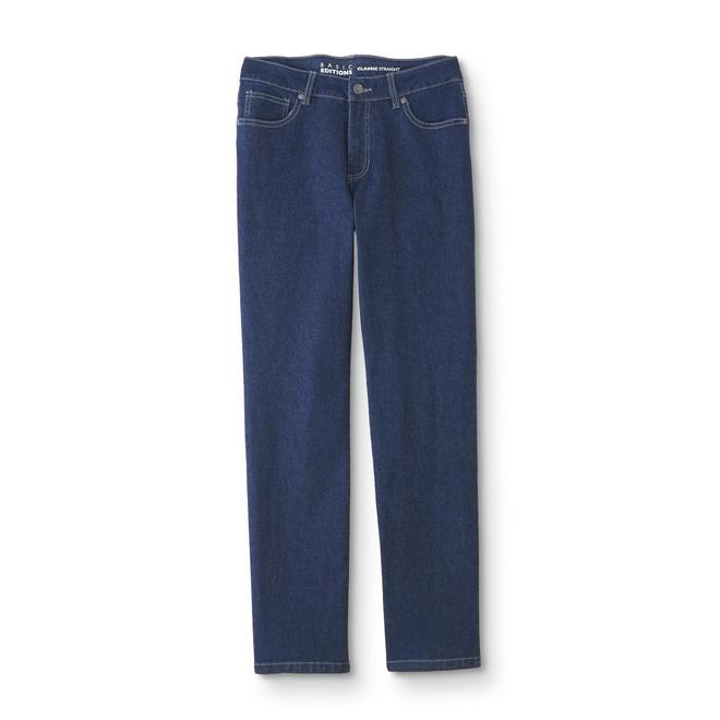 Basic Editions Women's Classic Straight Leg Jeans