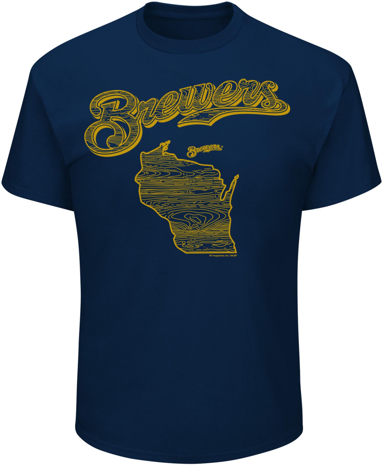 MLB Men's Graphic T-Shirt - Milwaukee Brewers