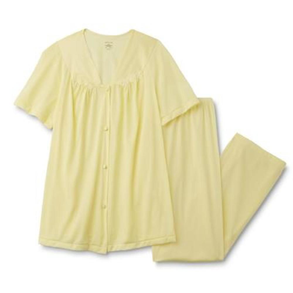 Exquisite Form Women's Plus Size Coloratura Sleepwear Short Sleeve ...