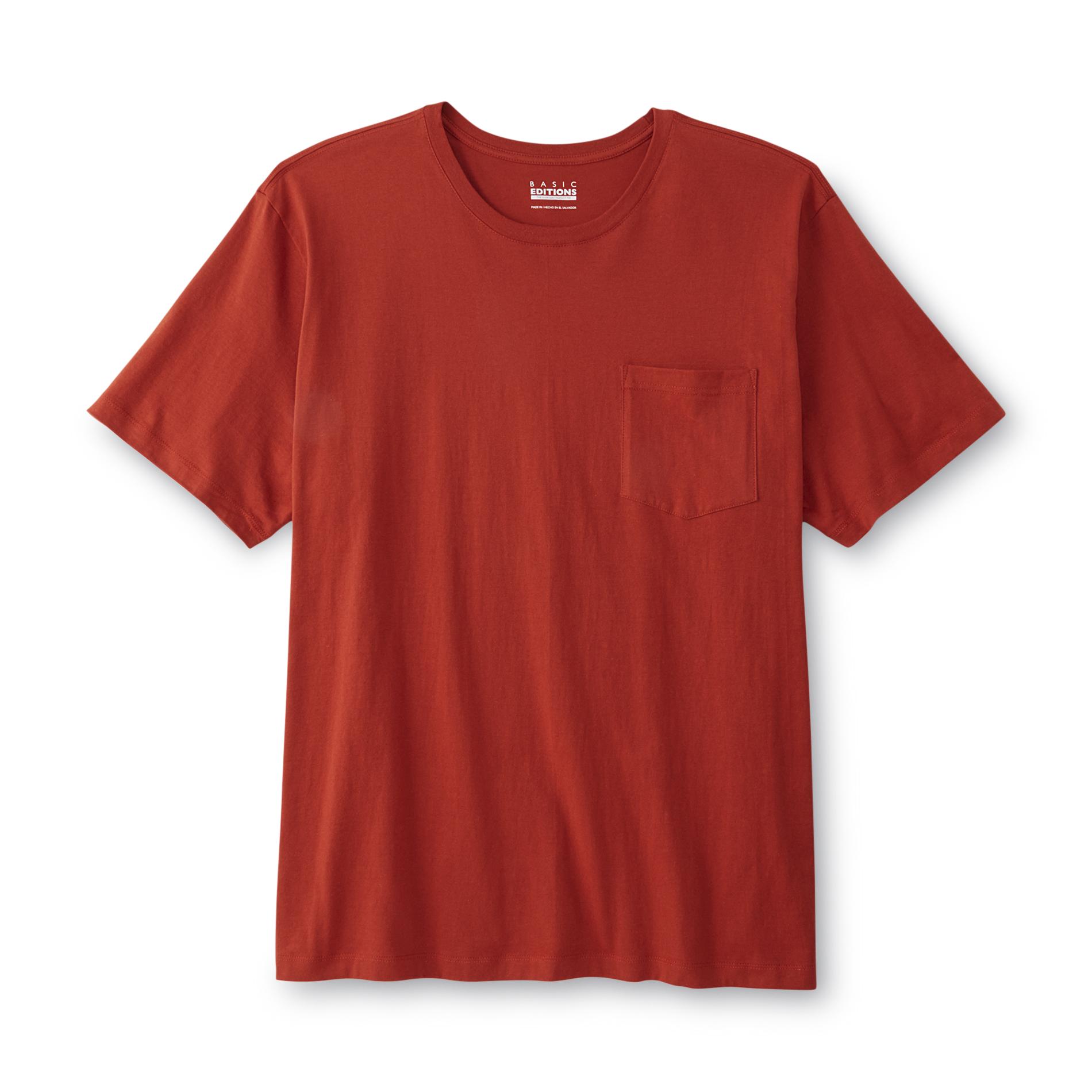 Basic Editions Men's Big & Tall Pocket T-Shirt