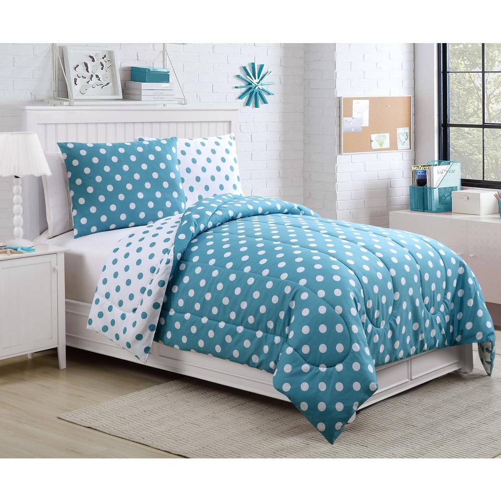 VCNY Home Dotty comforter set in aqua