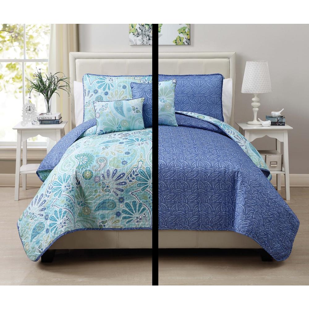 VCNY Home Harmony 5pc. Reversible Quilt Set