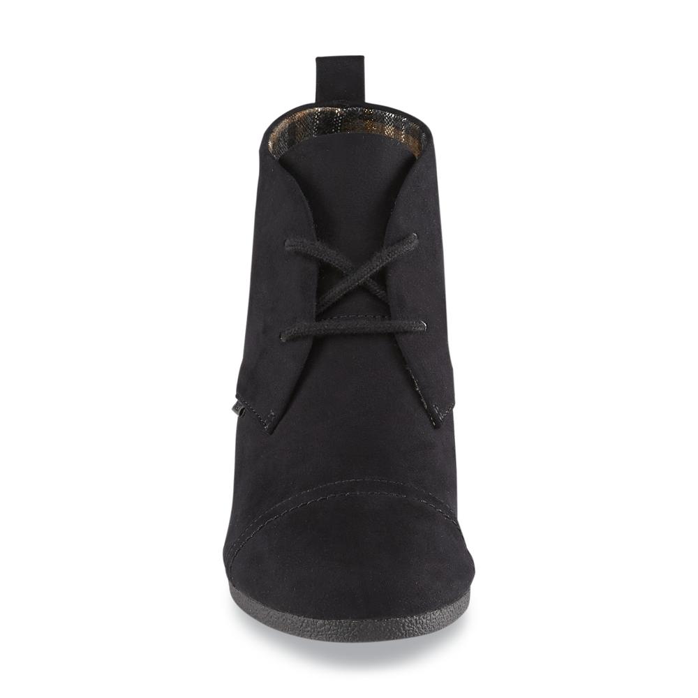 Bongo Women's Maddie Black Wedge Bootie