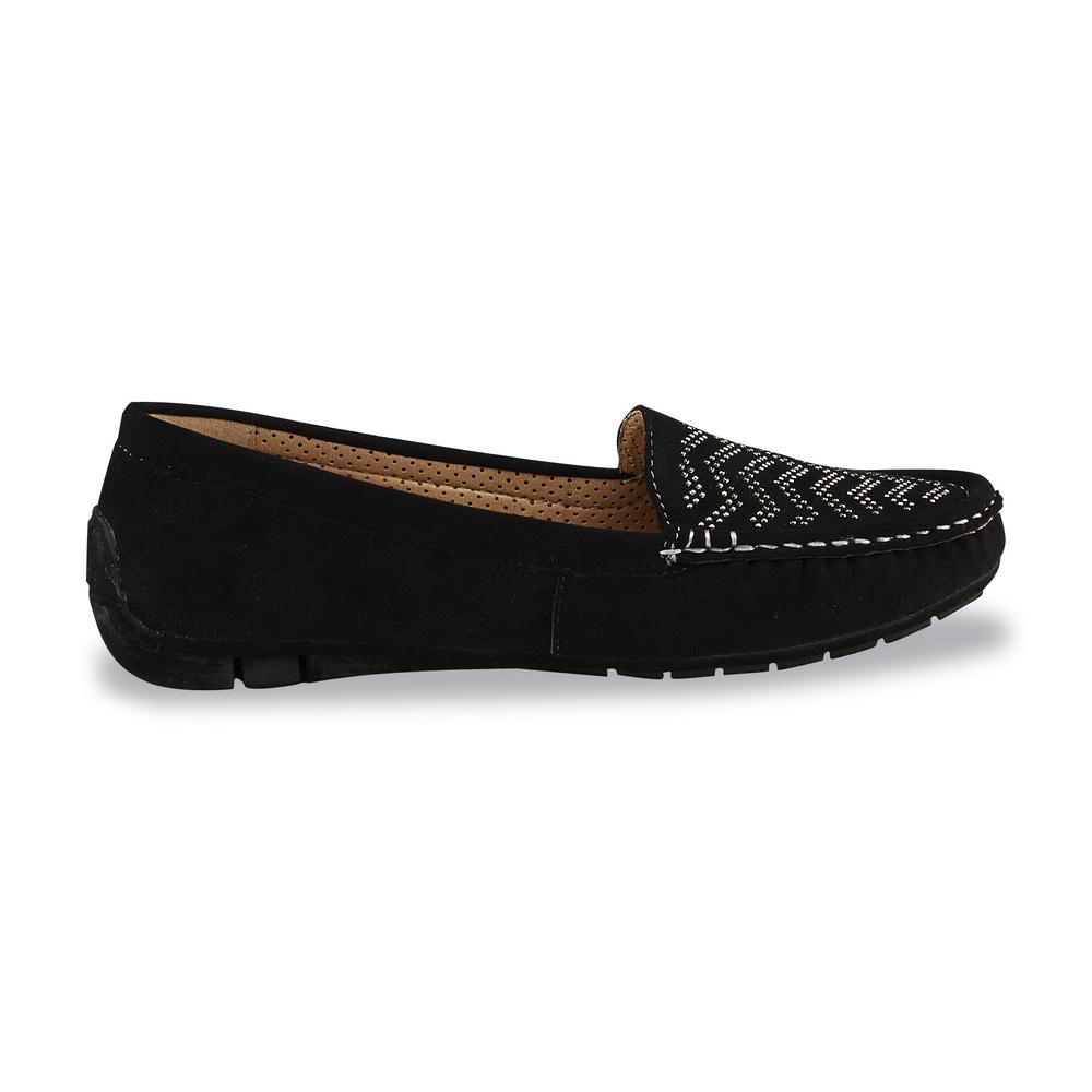 Bongo Women's Calianna Black/Silver Moccasin
