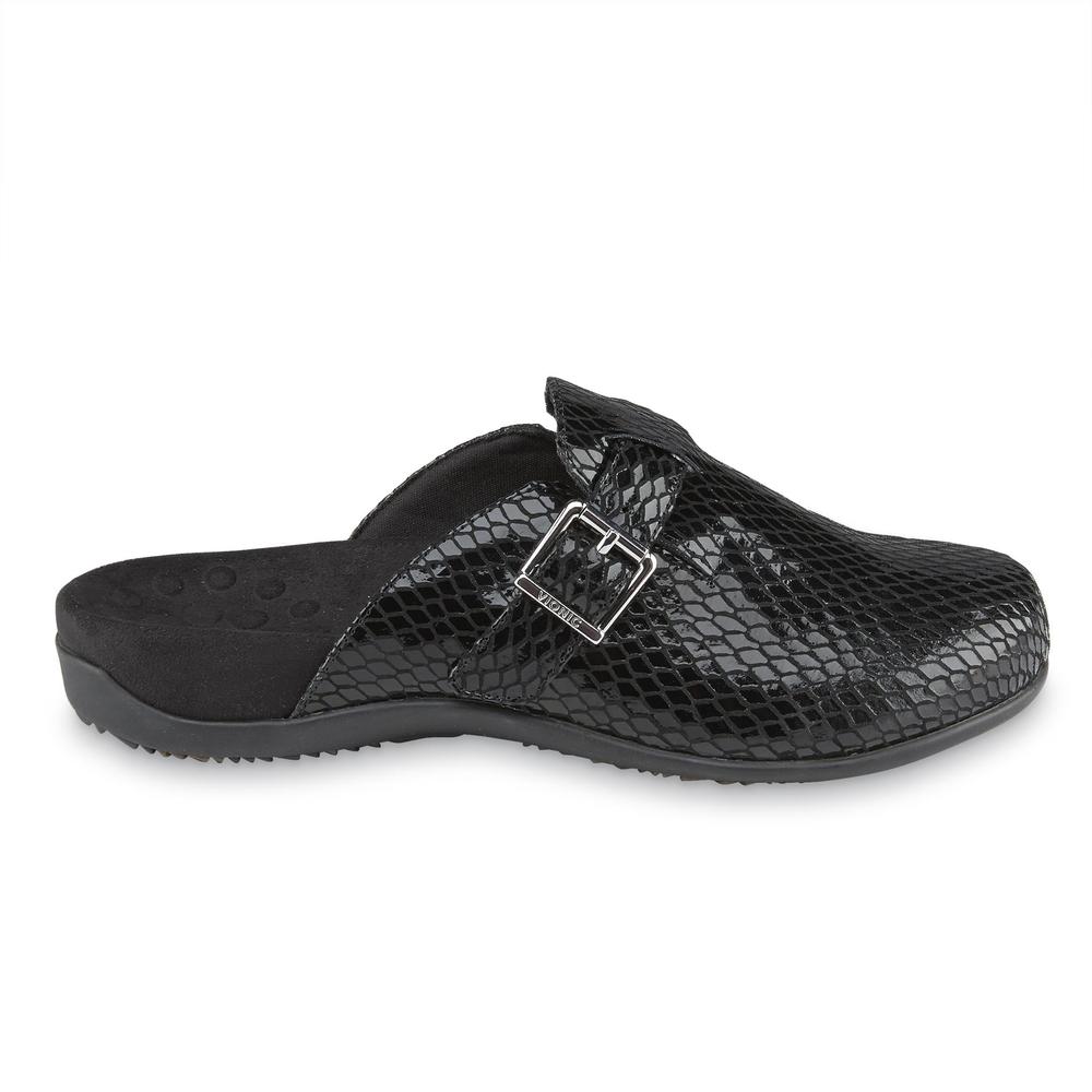 Vionic Women's Calgary Black Casual Mule Comfort Shoe