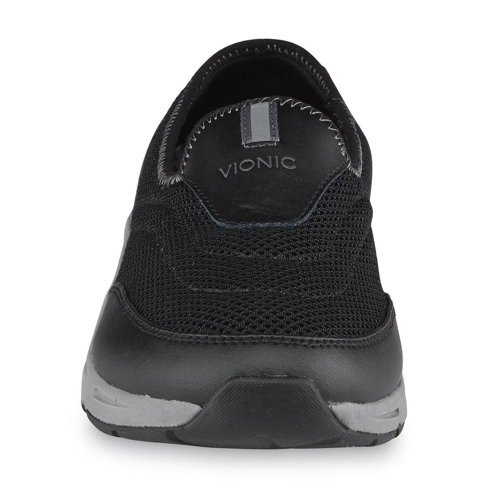 Vionic Women's Heritage Black/Gray Slip-On Comfort Walking Shoe