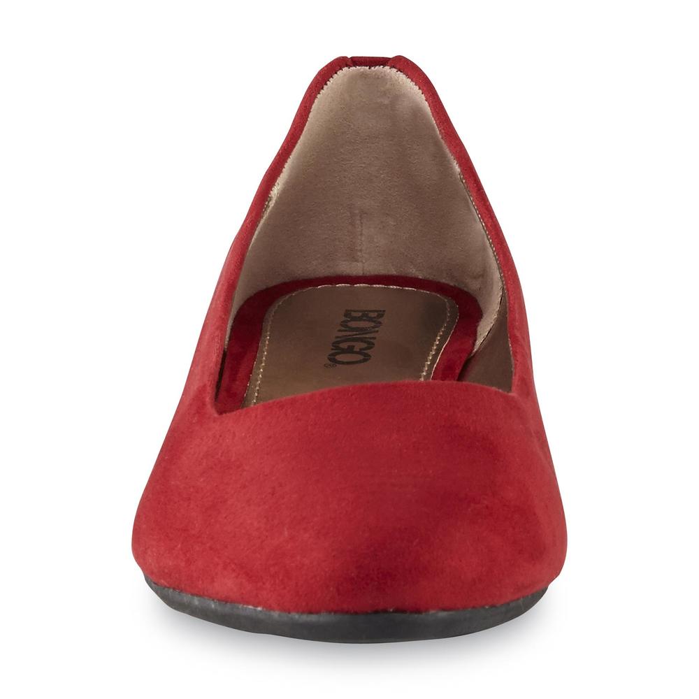 Bongo Women's Malcolm Red Ballet Flat