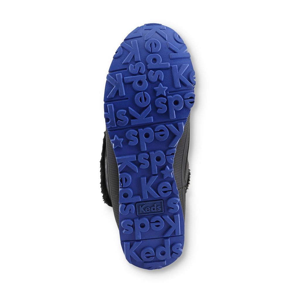 Keds Women's Powder Puff Black Waterproof Winter Boot