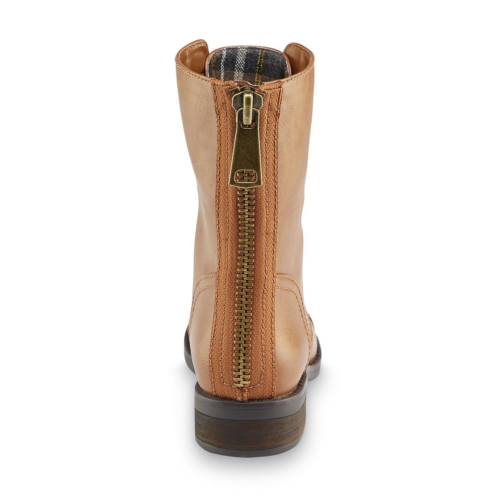 Bongo Women's Nadine Cognac Combat Boot