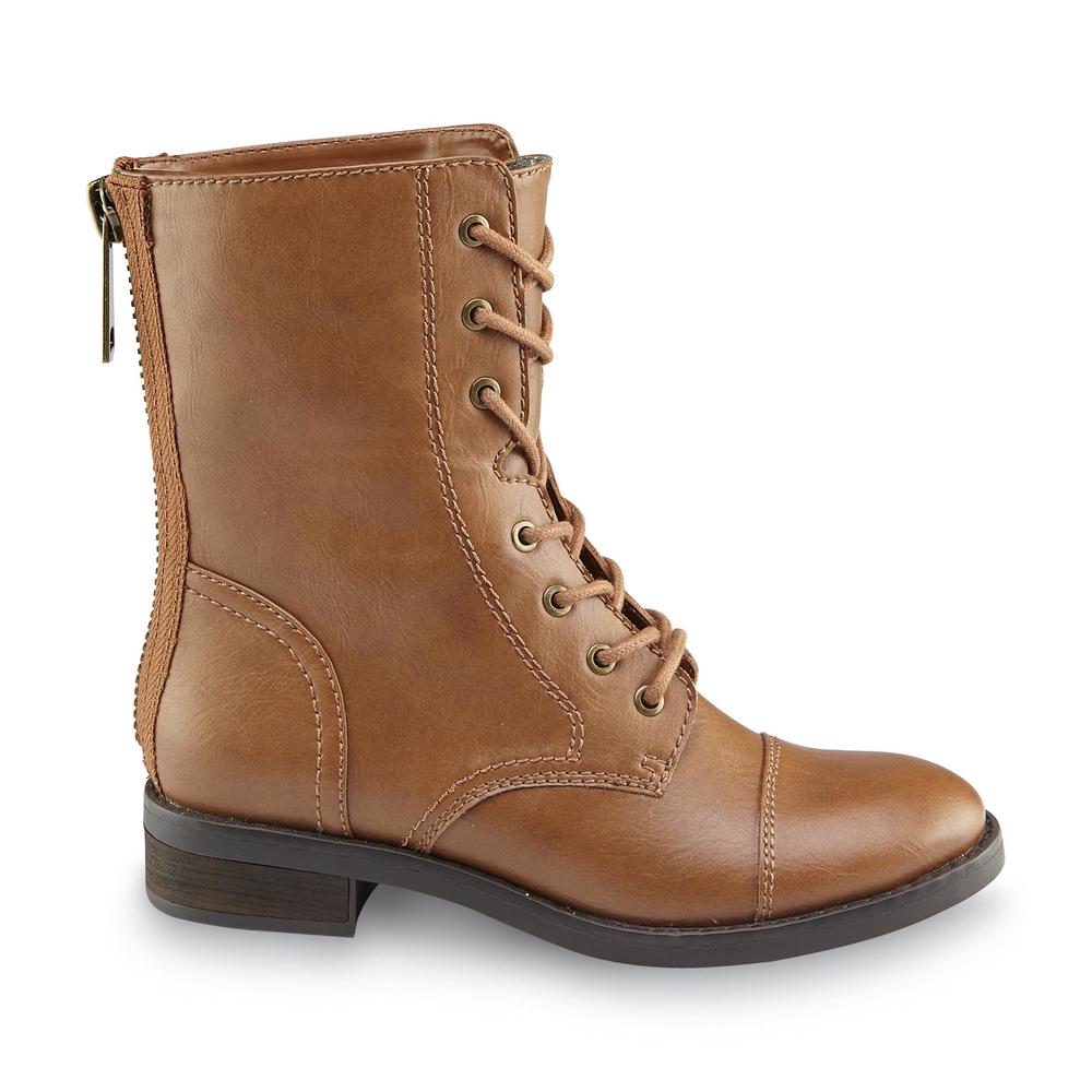 Bongo Women's Nadine Cognac Combat Boot