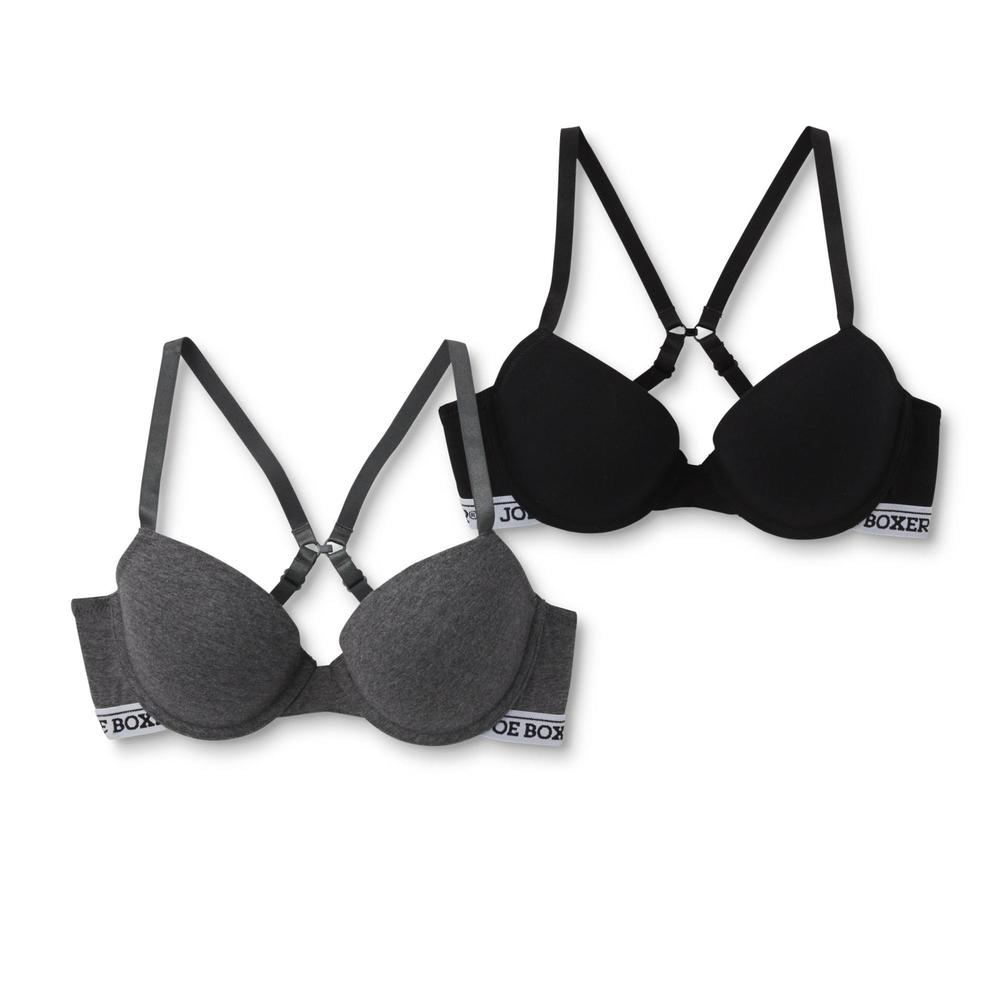 Junior's 2-Pack Push-Up T-Shirt Bras