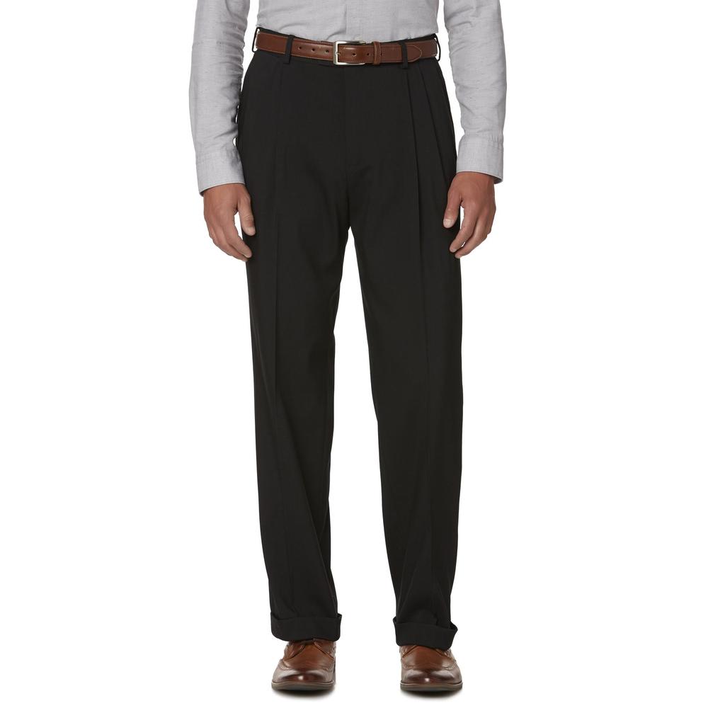 Covington Men's Perfect Classic Fit Pleated Dress Pants