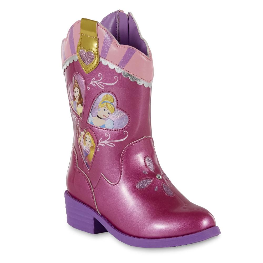 Disney Princess Toddler Girls' Pink Western Boot