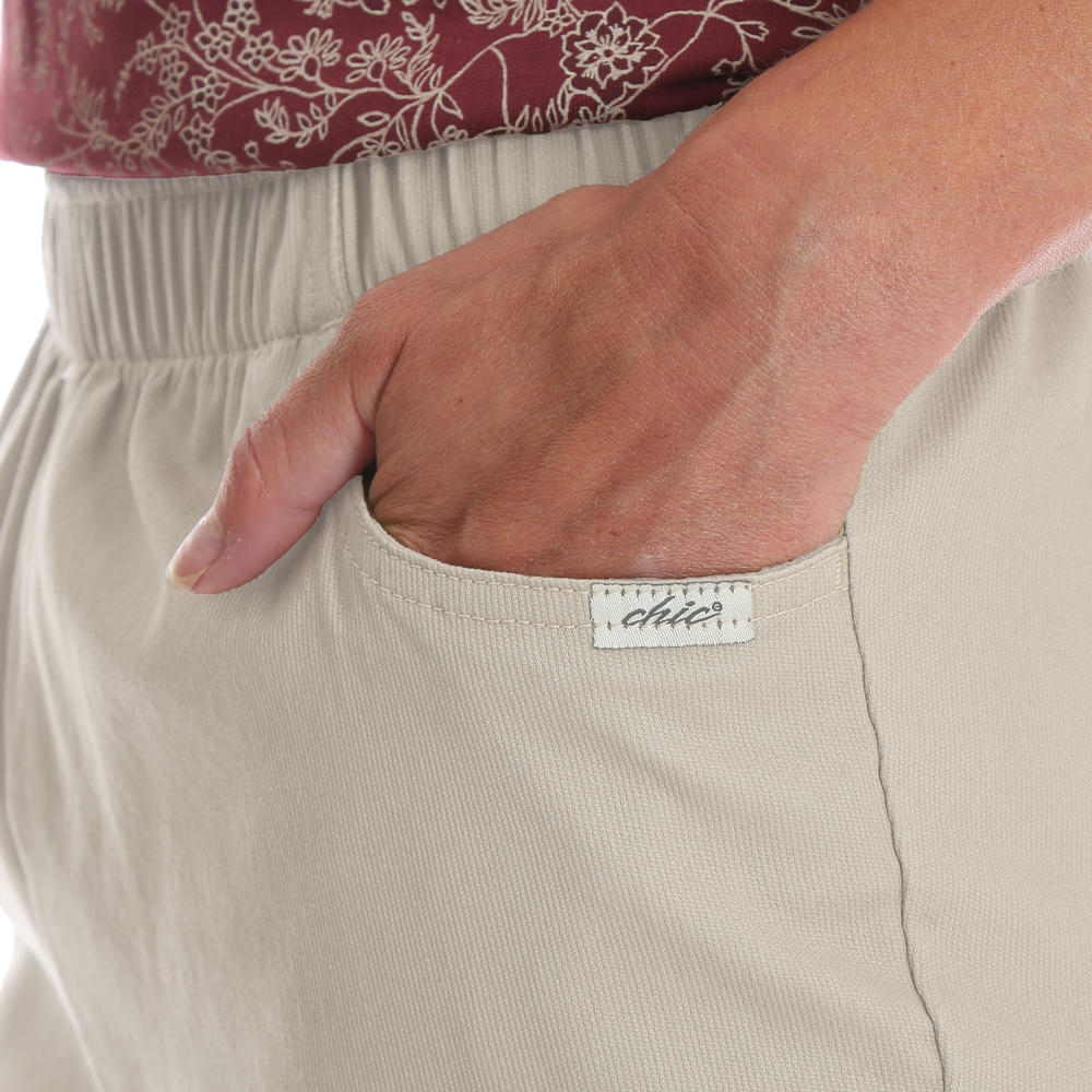 Chic Women’s Elastic Waist Pants