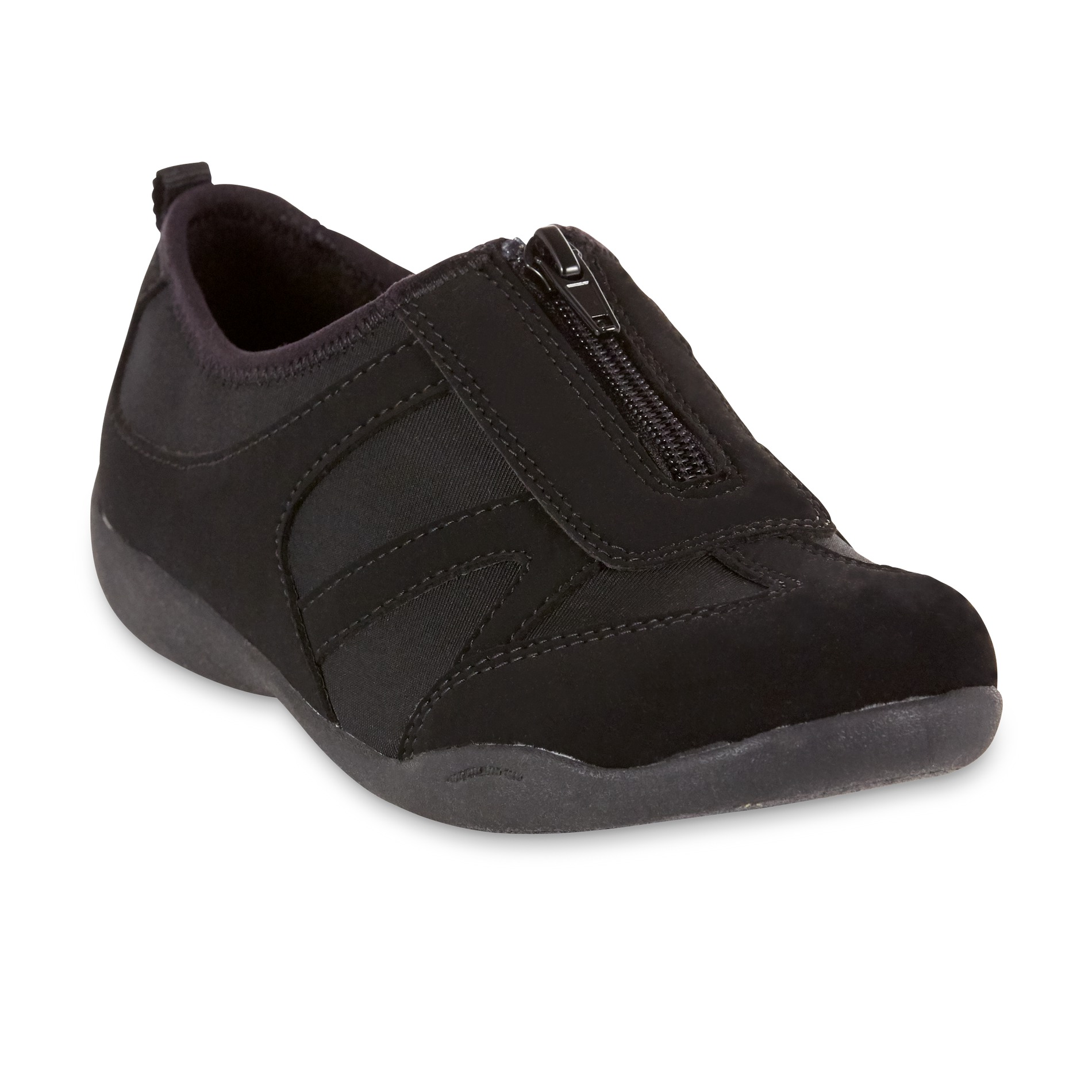 Basic Editions Women's Memory Sneaker - Black