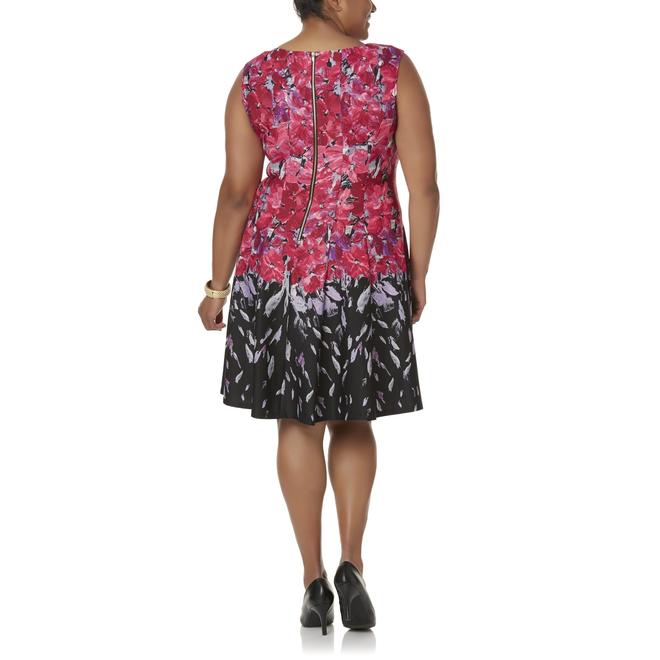 Danny & Nicole Women's Plus Fit & Flare Dress - Floral Danny & Nicole Women's Plus Fit & Flare Dress - Floral