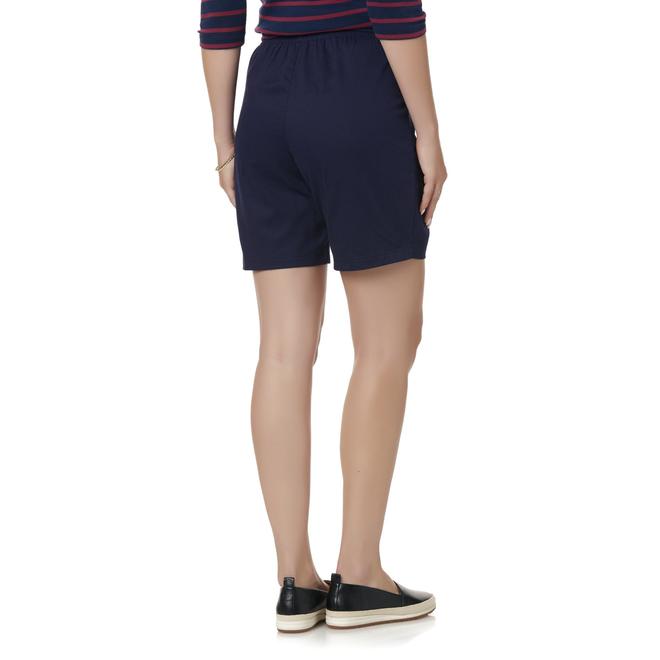 Basic Editions Women's Plus Twill Shorts