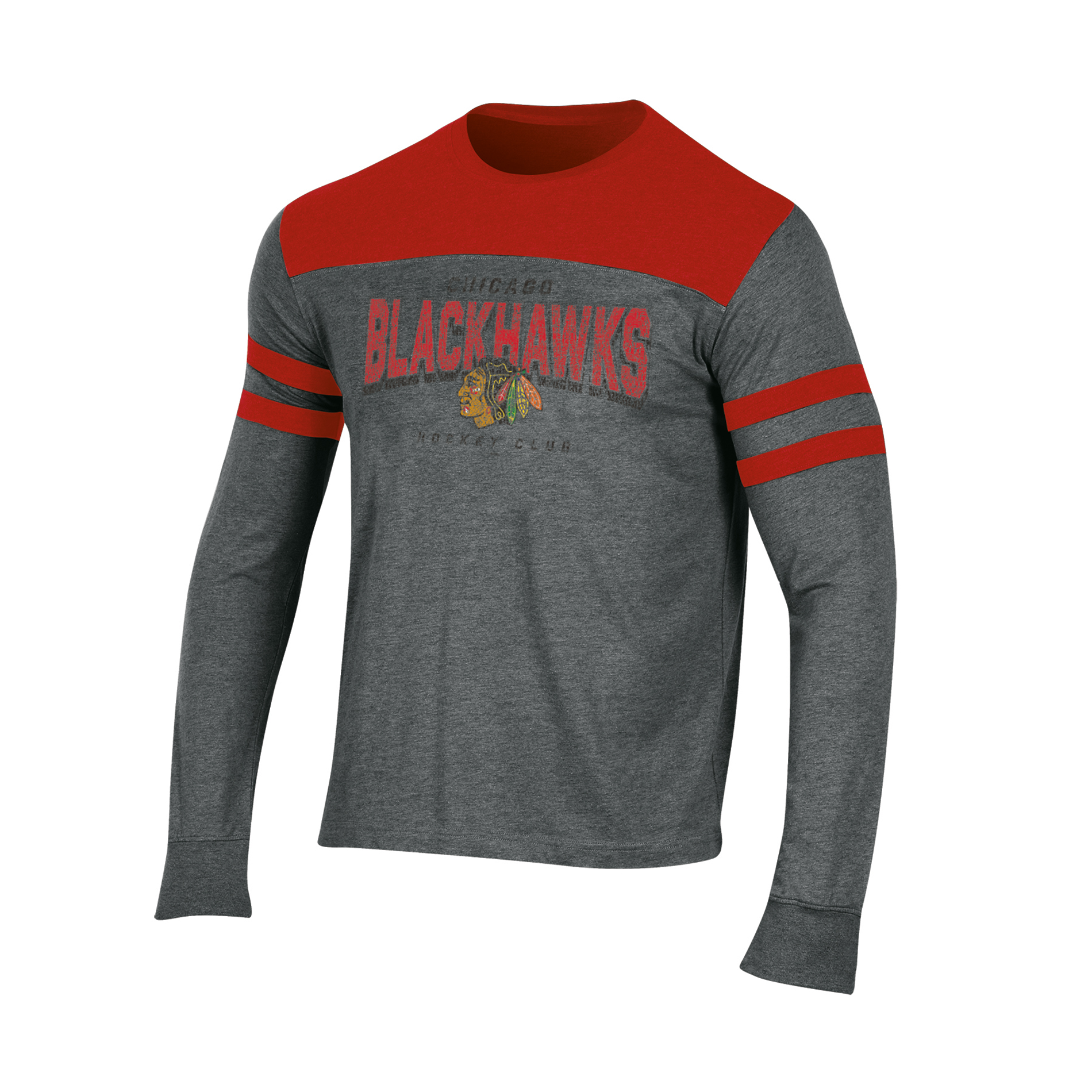NHL Men’s Big & Tall Long-Sleeve T-Shirt - Chicago Blackhawks
